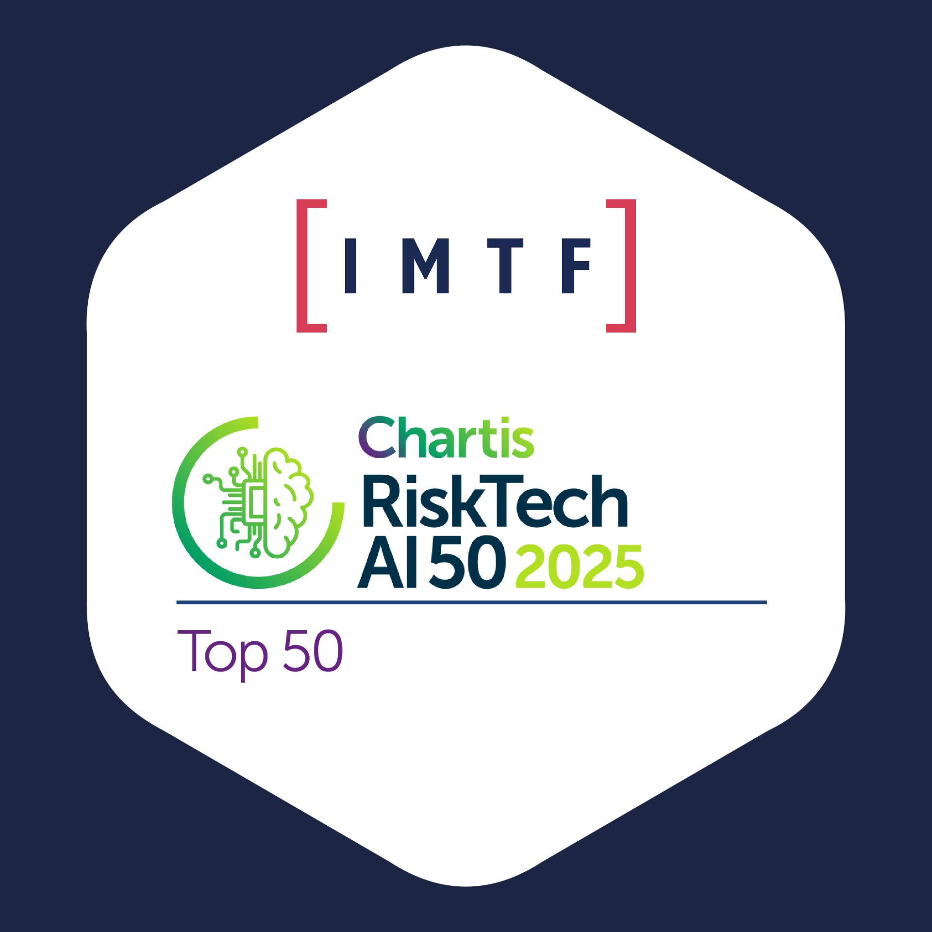 IMTF is an AI Leader in Chartis RiskTechAI 50 2025